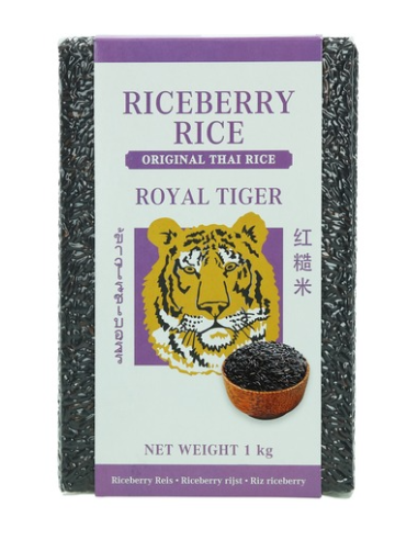 Royal Tiger Riceberry Rice 1 kg x 10